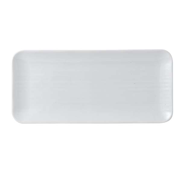 Organic White Organic Rectangle Tray (L:13.75'' X W:6.25'') | Arc Cardinal