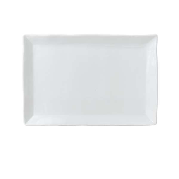 Organic White Rectangle Tray (L:13.5'' X W:9.13'') | Arc Cardinal
